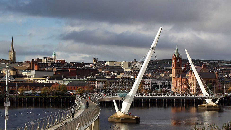 Londonderry Peace Bridge: Ten years of city's 'structural handshake ...