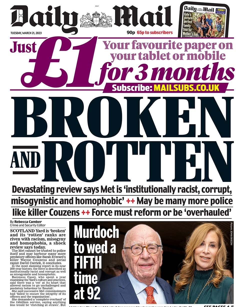 'Rotten Met' and 'trial of Boris Johnson begins' - BBC News