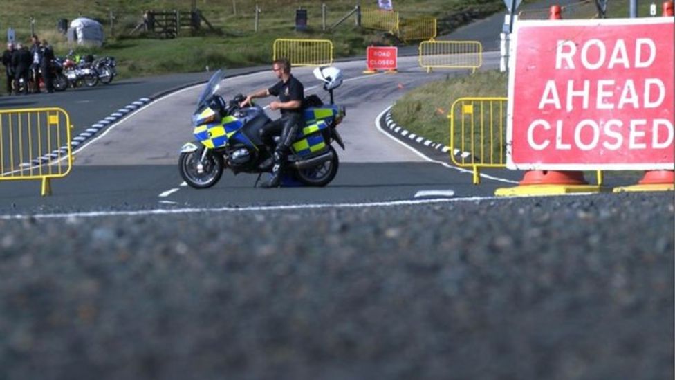 'Split-second' lapse caused fireball crash killing two riders - BBC News