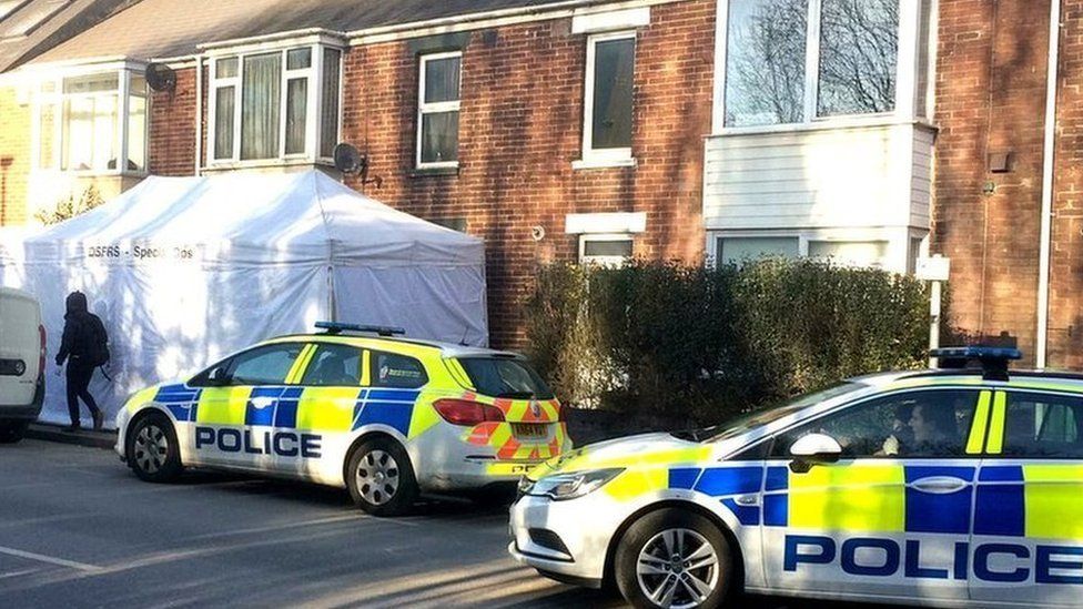 Exeter murder case: Gun 'found near body' of victim, 80 - BBC News