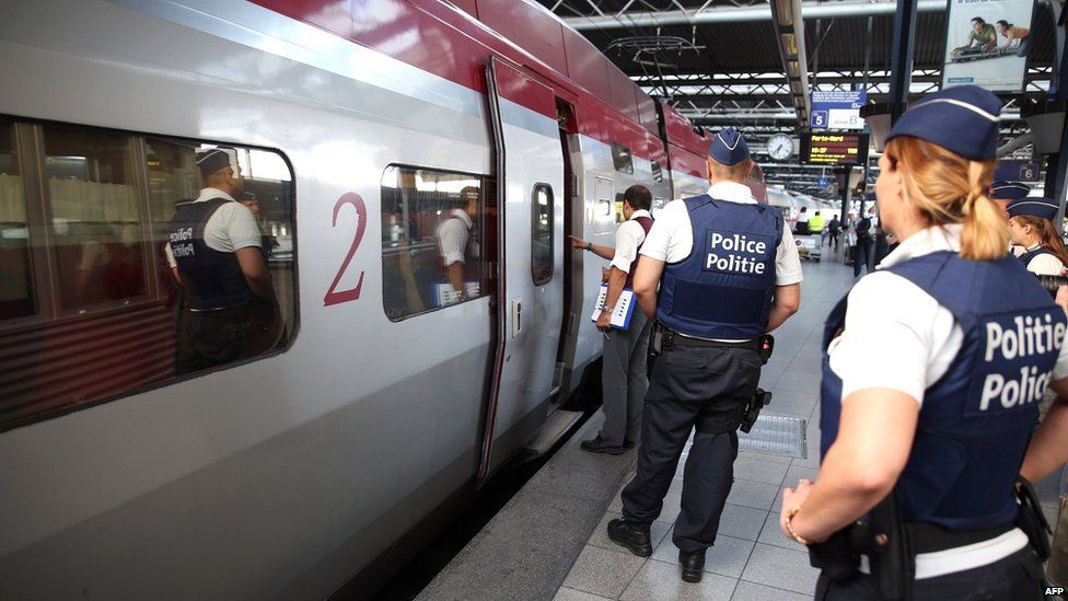 France train shooting: Police question suspect - BBC News