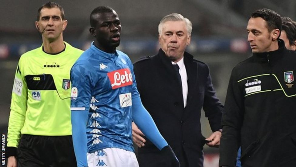 Inter Milan 1-0 Napoli: Kalidou Koulibaly 'victim of alleged racist ...