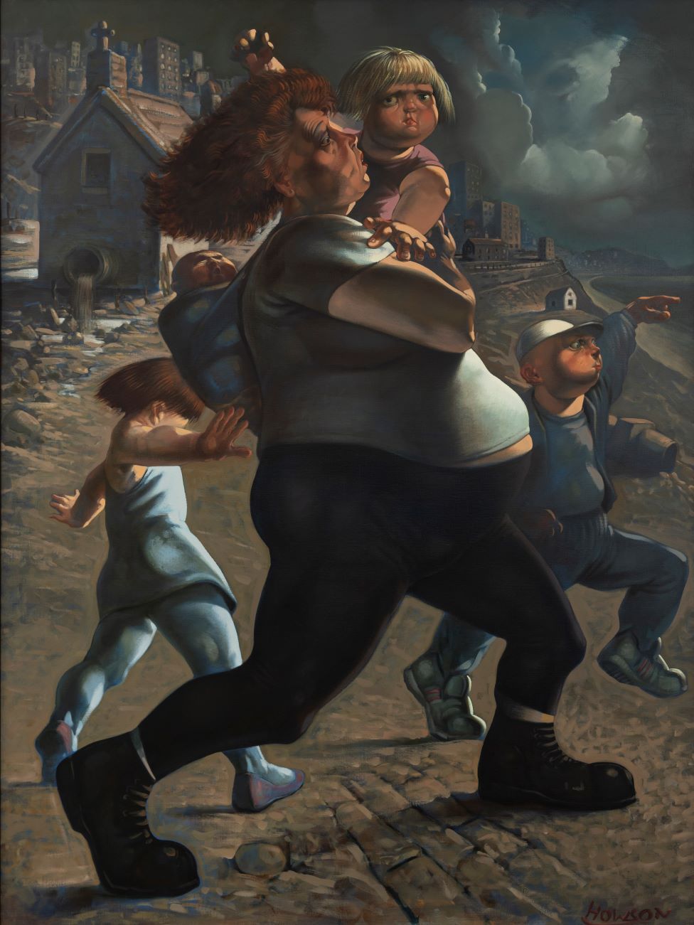 Peter Howson: My work is quite full-on - BBC News