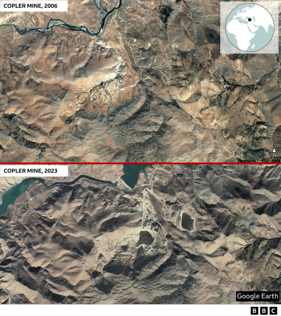 Turkey gold mine: Nine workers missing after landslide - BBC News