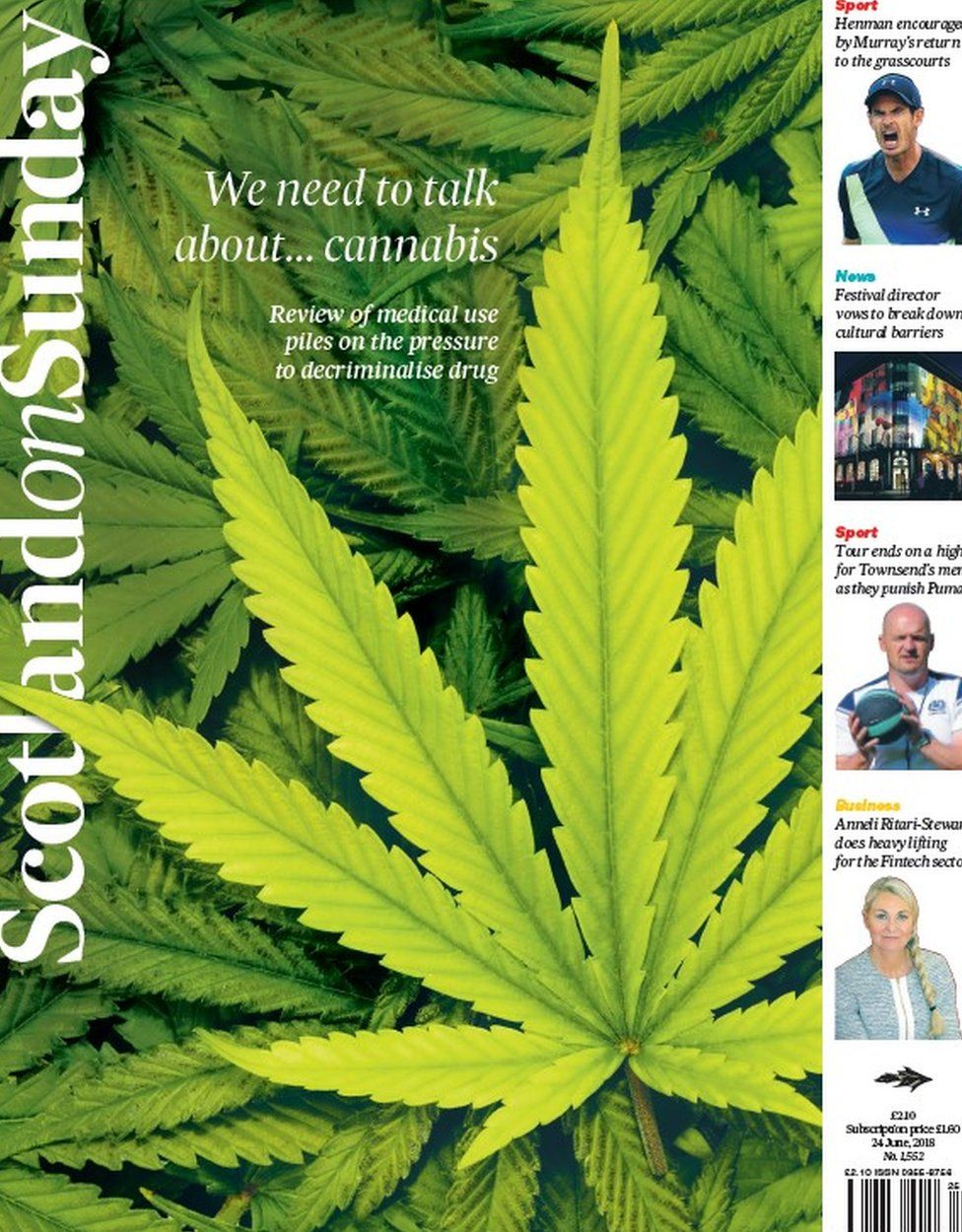 The papers: Cannabis under the spotlight - BBC News