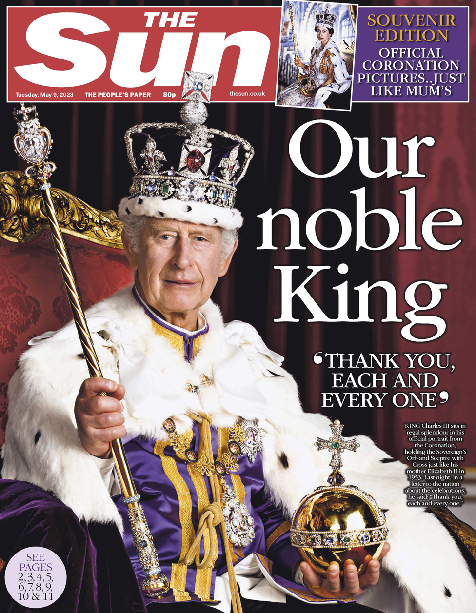 Royal Coronation thanks and King's official portrait - BBC News