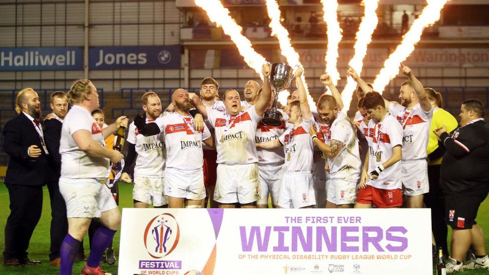England win first Physical Disability Rugby League World Cup - BBC ...