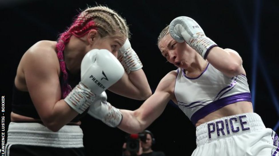 Lauren Price: Welsh Olympic champion wins on professional boxing debut ...