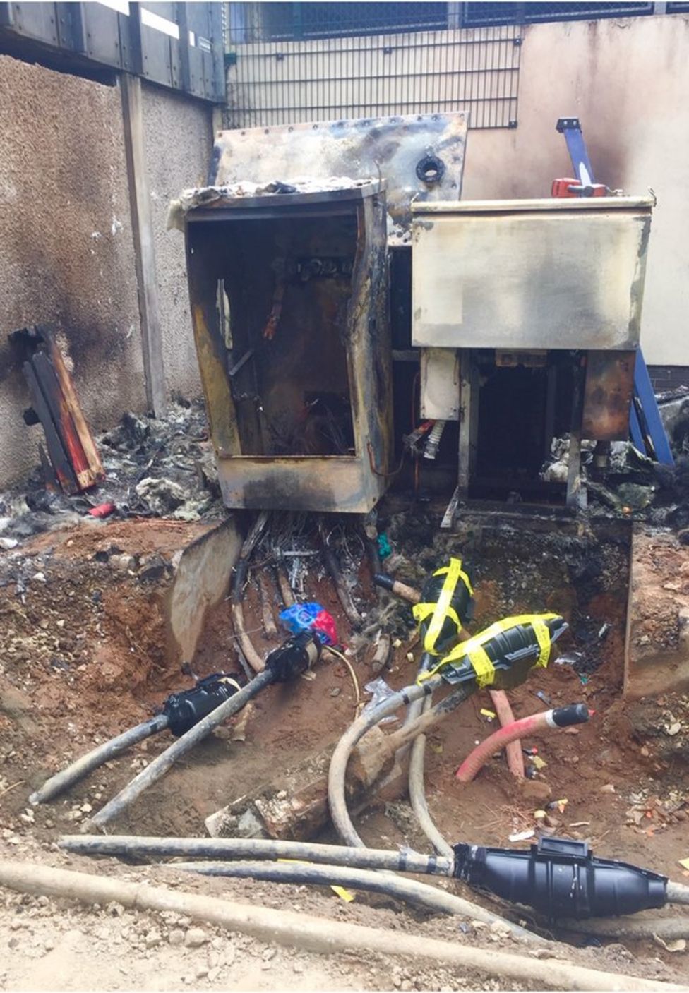 ScottishPower apologises for 'devastating' substation fire - BBC News