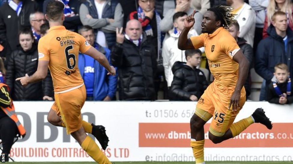 Dolly Menga: Livingston striker set for loan move - BBC Sport