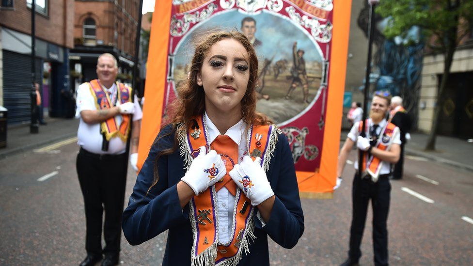 The Twelfth: Orange marches taking place in Northern Ireland - BBC News
