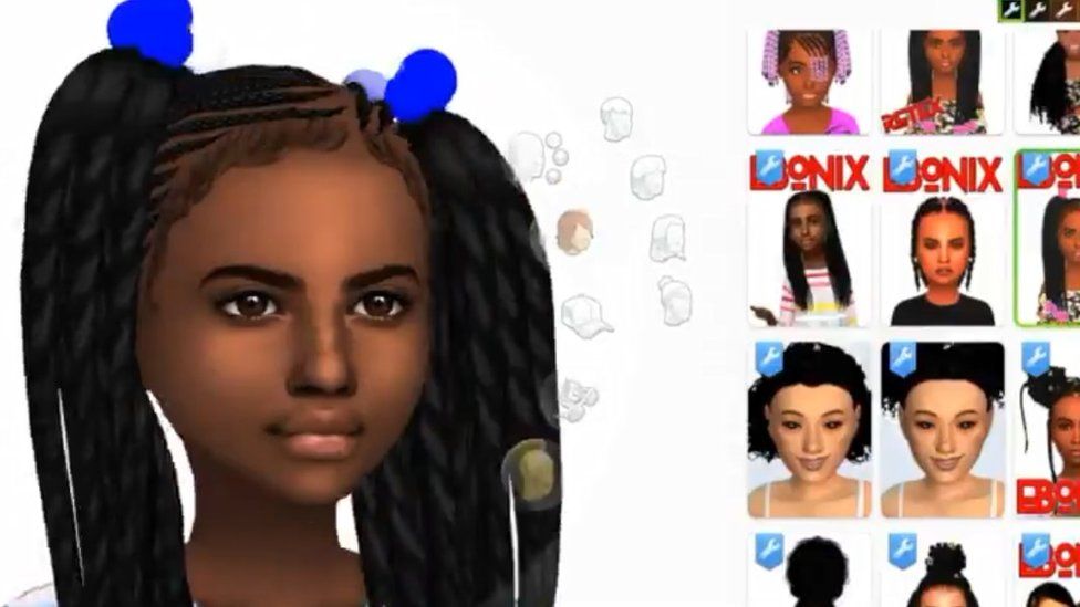 The Sims: Meet Ebonix - The gamer making skins more diverse - BBC Newsround