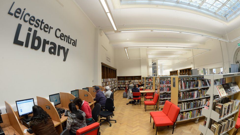 New 'study zones' set up at Leicester libraries - BBC News