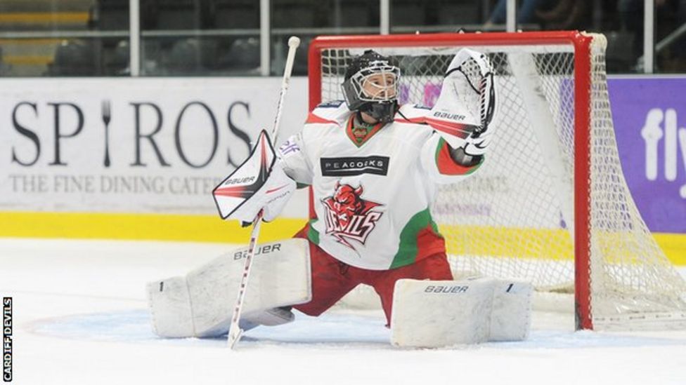 Thomas Murdy: Cardiff Devils re-sign netminder for fourth season - BBC ...