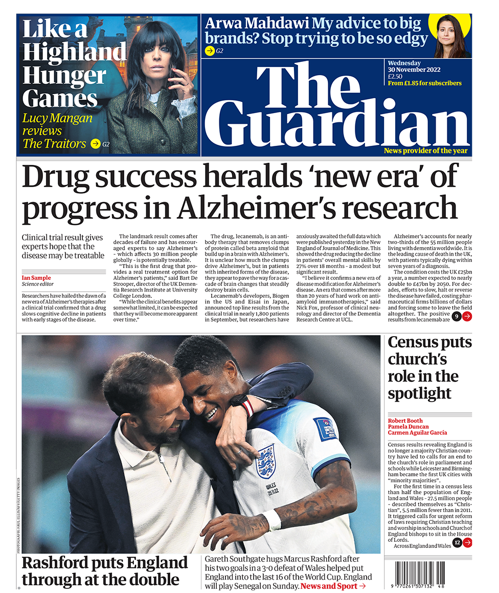 England march on and Alzheimer's progress - BBC News