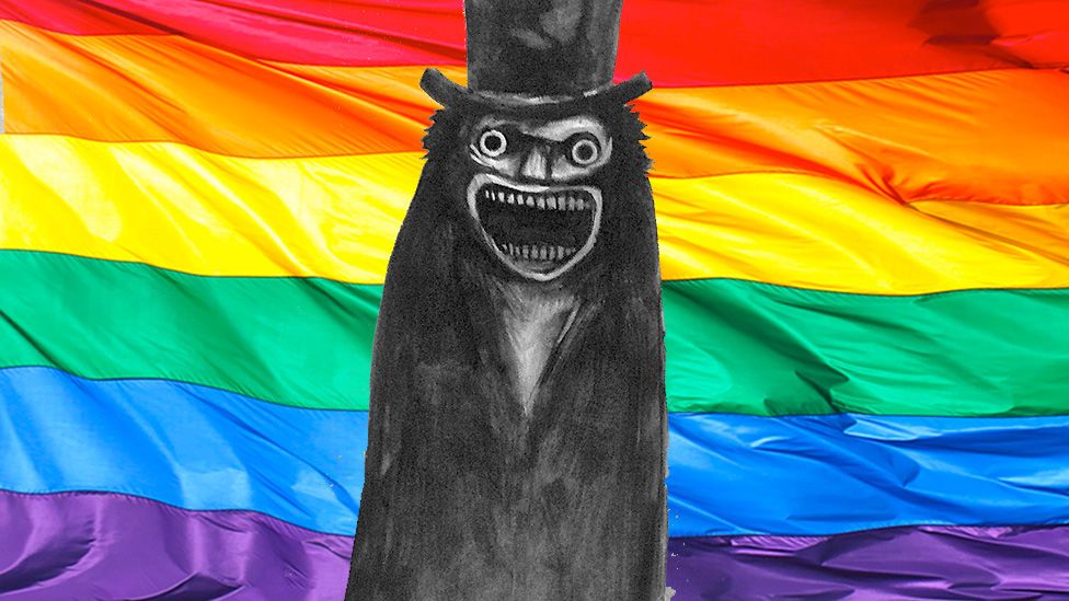 The Babadook has became an unlikely gay icon for Pride month - BBC Newsbeat