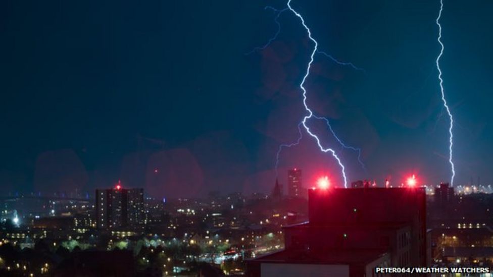 Striking April storms - BBC Weather