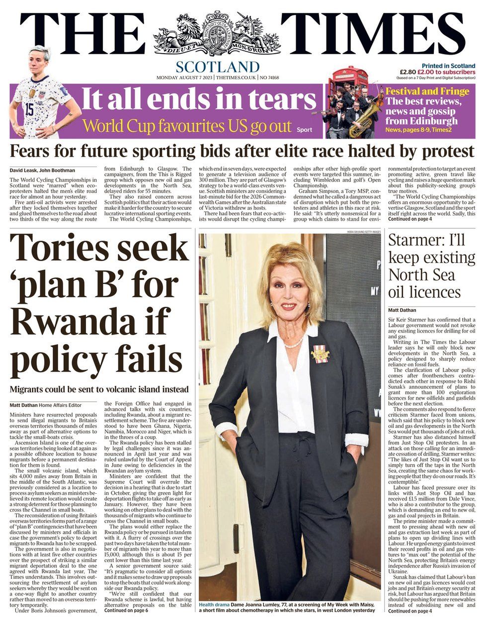 Scotland's papers: 'Violent attacks' on NHS wards and schools strikes ...