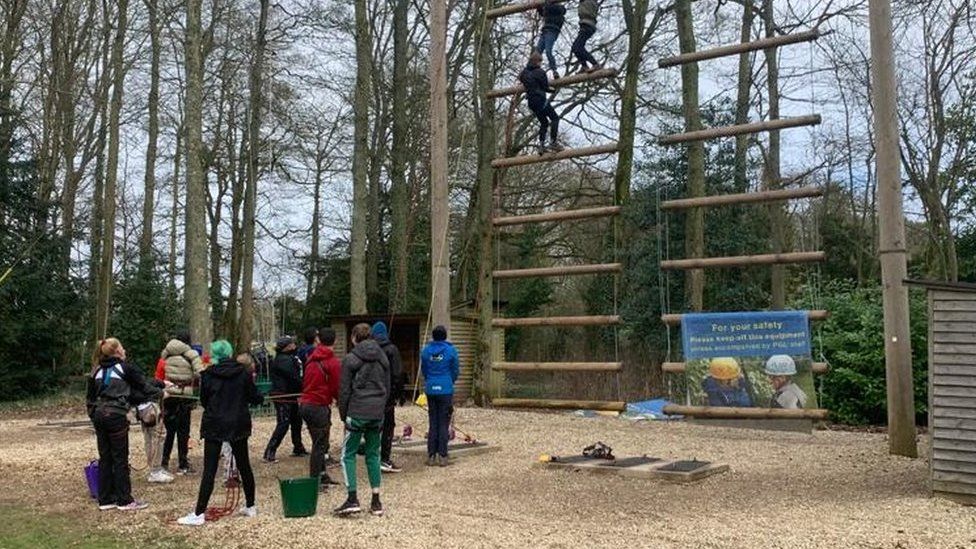 Swindon residential weekend helps military children cope - BBC News