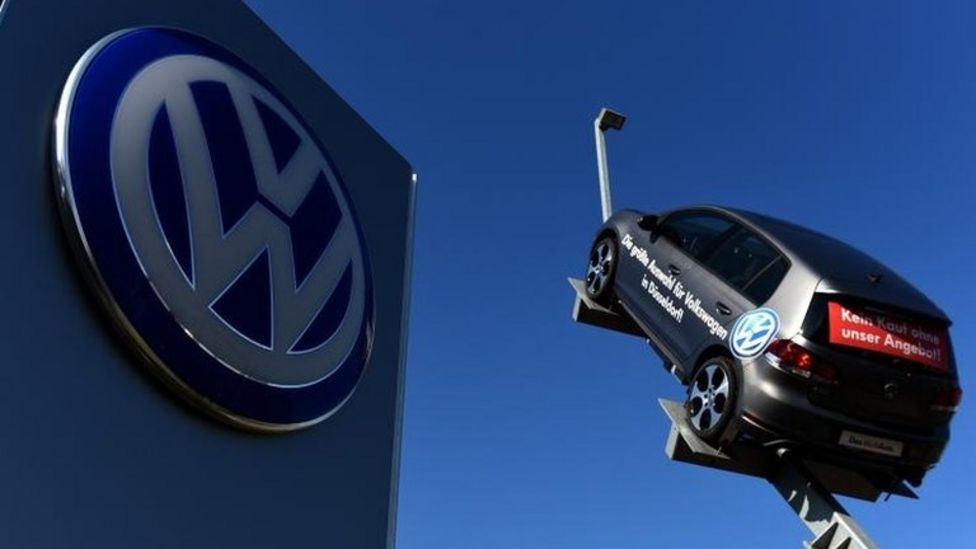 Scandal cuts VW sales by 4.5% this year - BBC News
