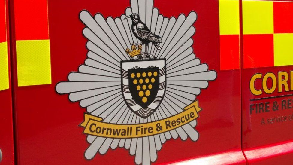 Firefighters put out fire in roof of Carleen home - BBC News