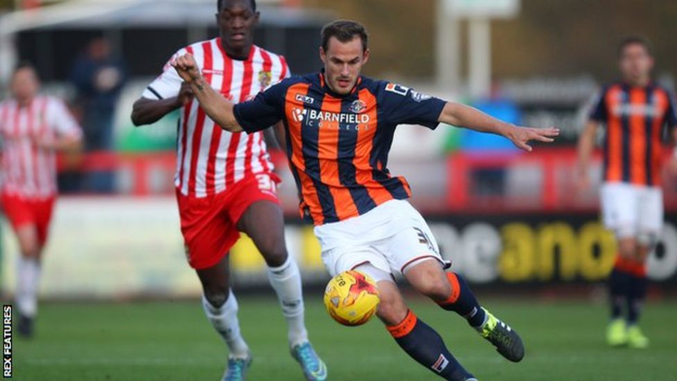 Luke Wilkinson: Stevenage sign Luton Town defender - BBC Sport