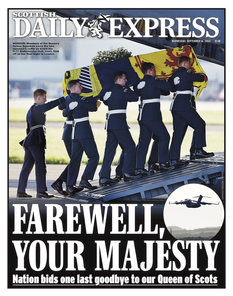 Scotland's papers: Nation bids final farewell to the Queen of Scots