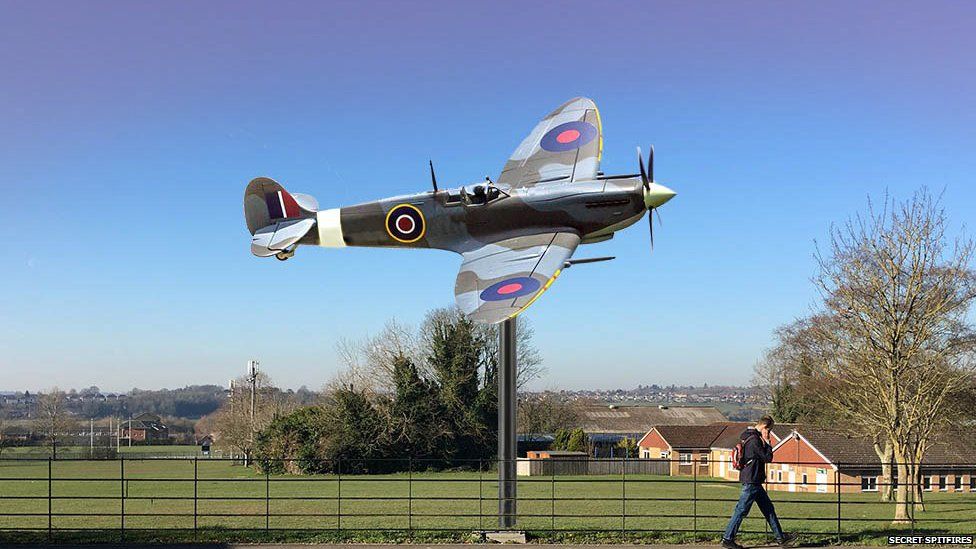 Memorial to honour 'secret' Salisbury Spitfire factory - BBC News