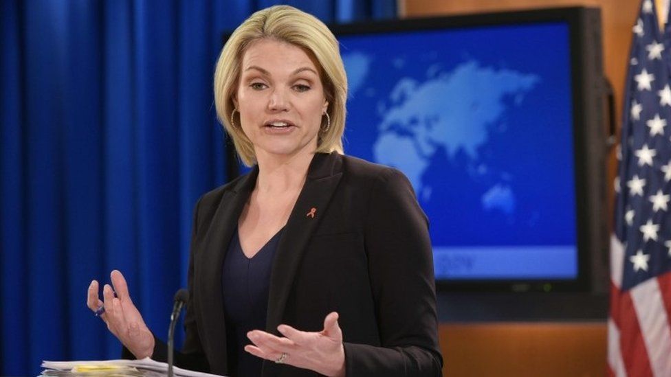 Heather Nauert withdraws bid to be US envoy to UN - BBC News