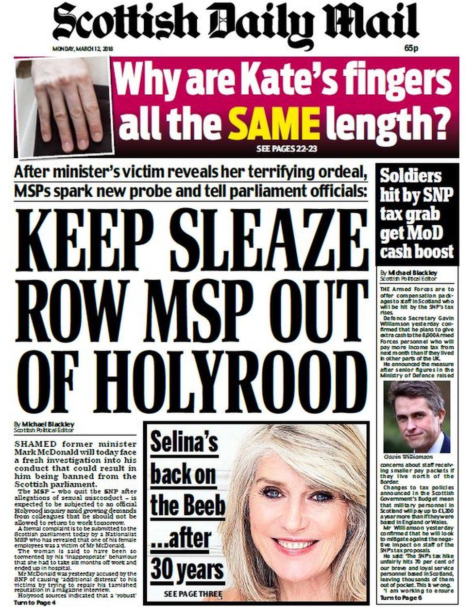 The papers: Spy poisoning attack clothes alert - BBC News