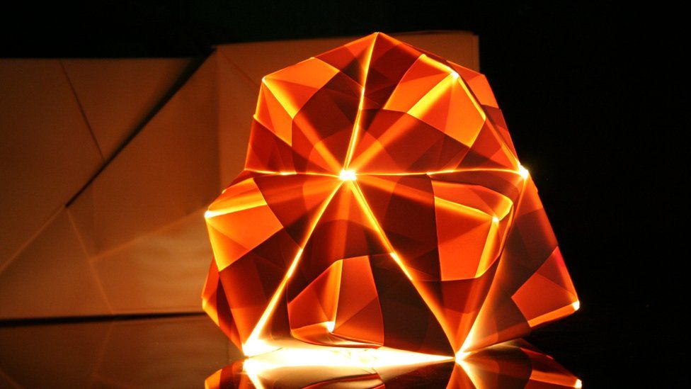 In pictures: Foldability origami exhibition opens in Glasgow - BBC News