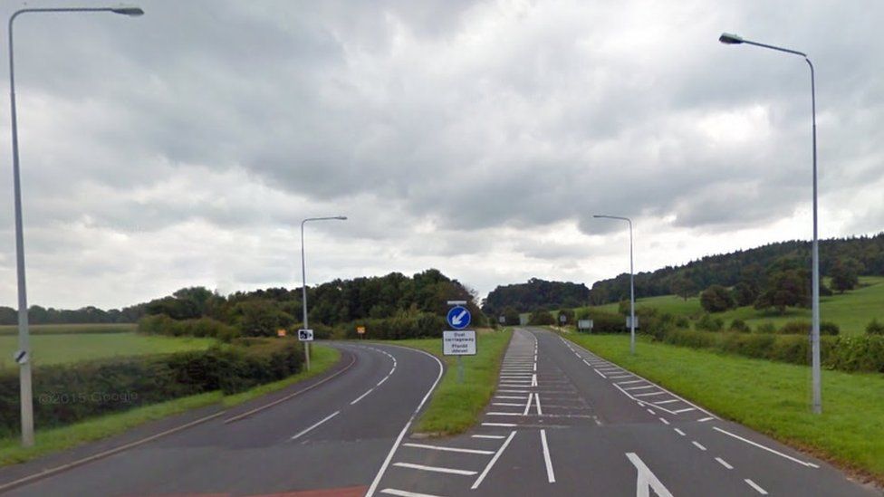 Man caused crash after driving wrong way on A451 - BBC News