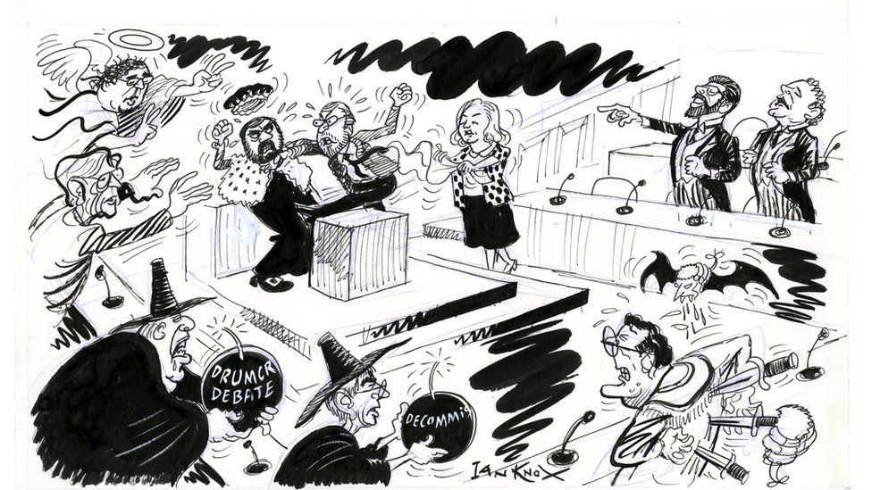 Political cartoons draw Northern Ireland's history - BBC News