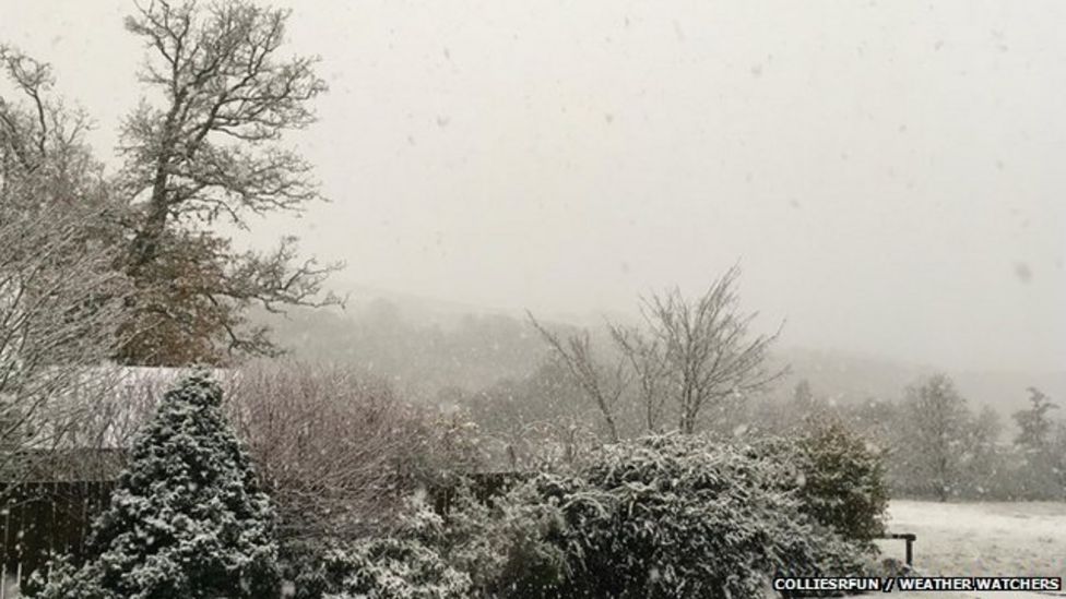 Friday's snow provides some fabulous views - BBC Weather