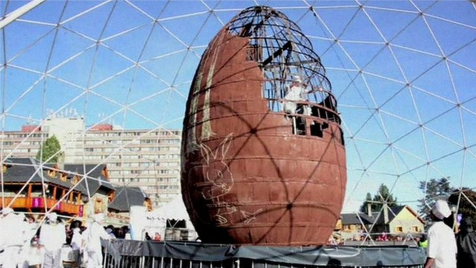 Giant, weird and cheesy Easter eggs - BBC Newsround