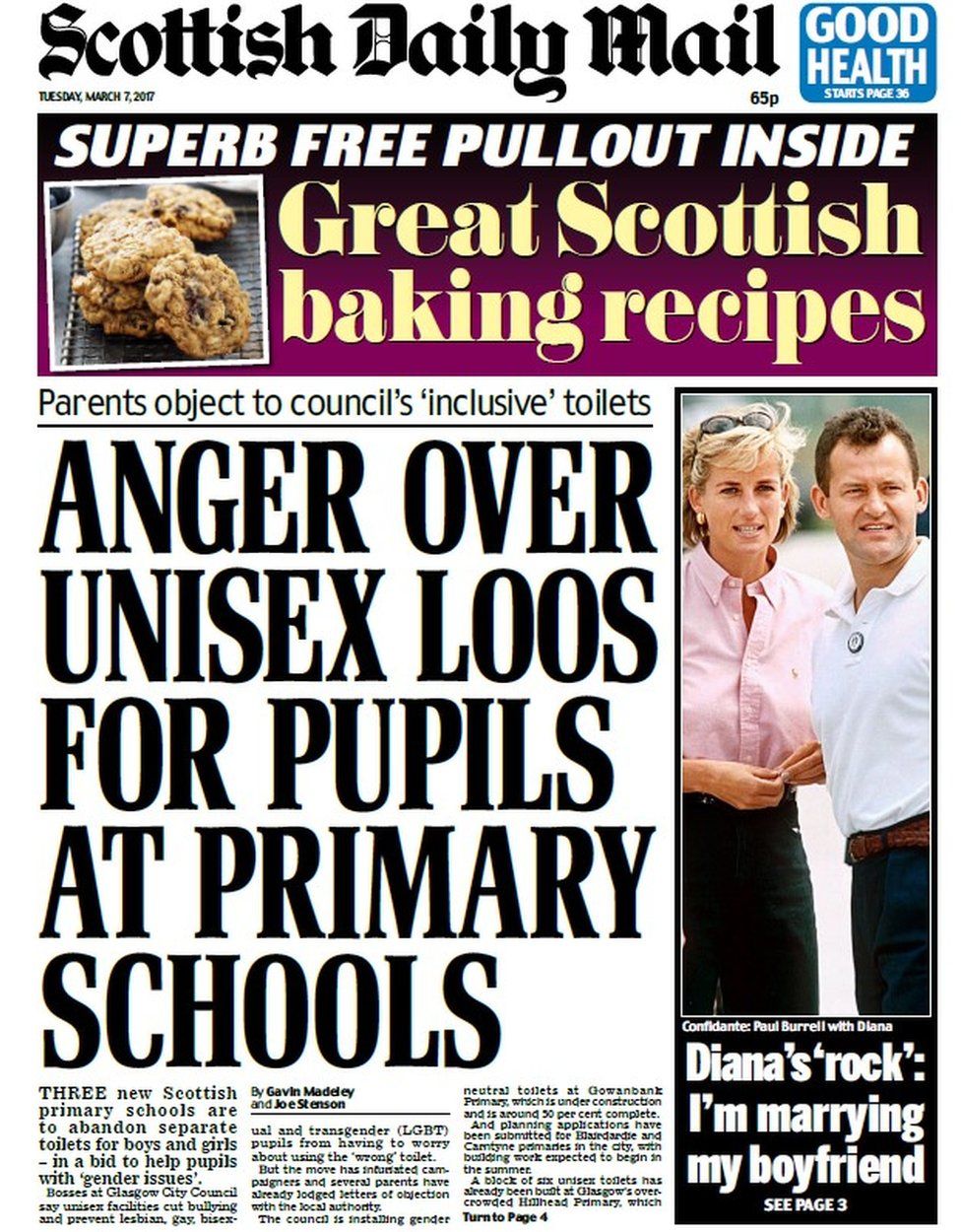 Front pages: Budget cuts impact and unisex school loos - BBC News