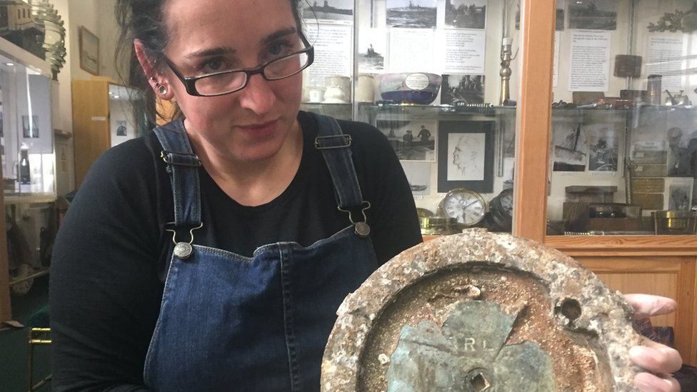 Unrecognised Vanguard relics found in Stromness Museum - BBC News