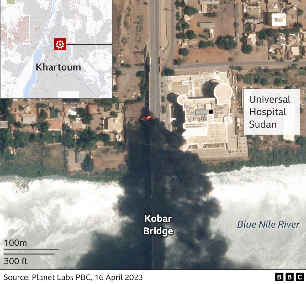 Sudan: Fighting between rival forces hits residential areas - BBC News