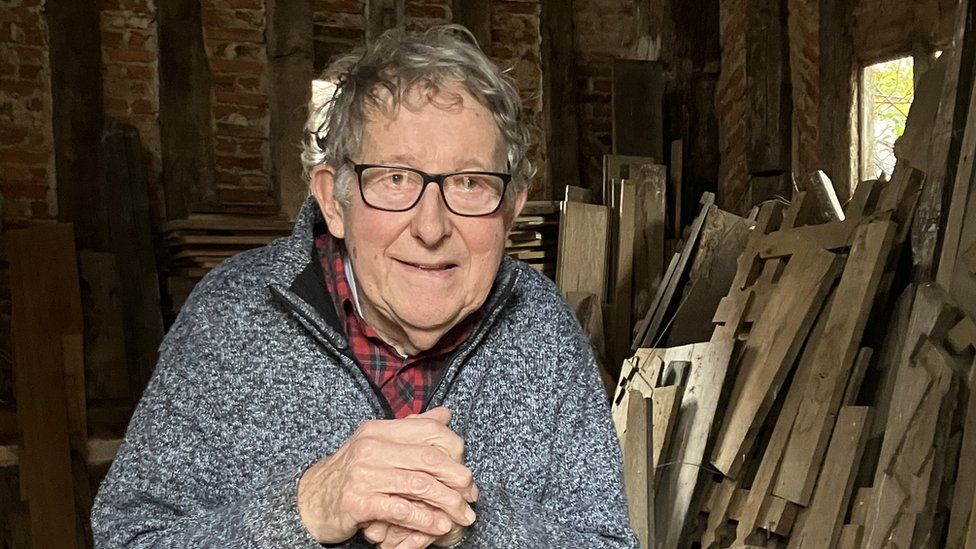 Suffolk man spends five decades turning old barns into new homes - BBC News