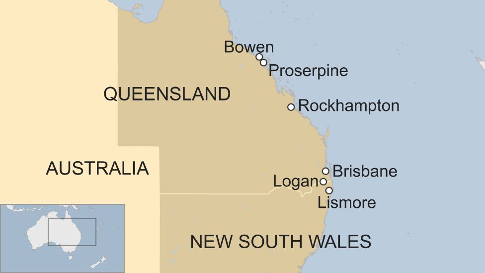 Cyclone Debbie: Australia surveys devastation - BBC News