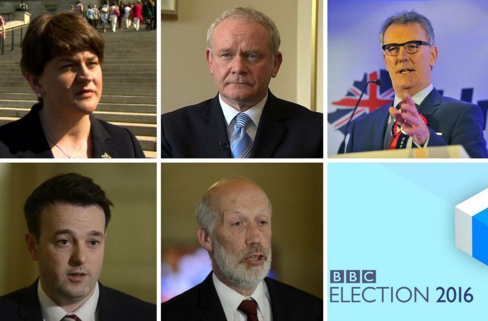 NI Assembly election: Leaders take part in BBC debate - BBC News