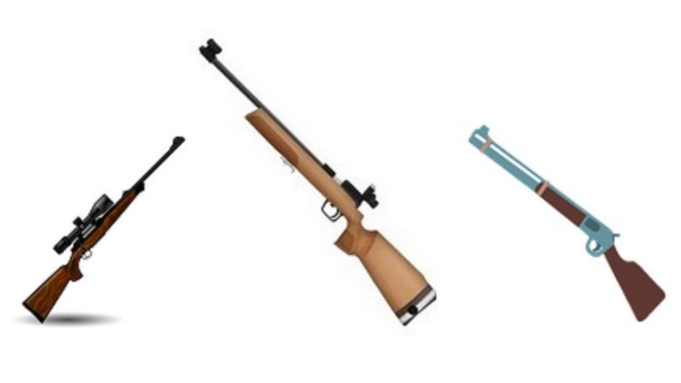 Apple urged to rethink gun emoji change - BBC News