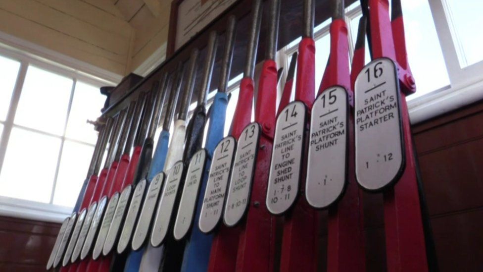 Victorian signal box points the way to the past - BBC News