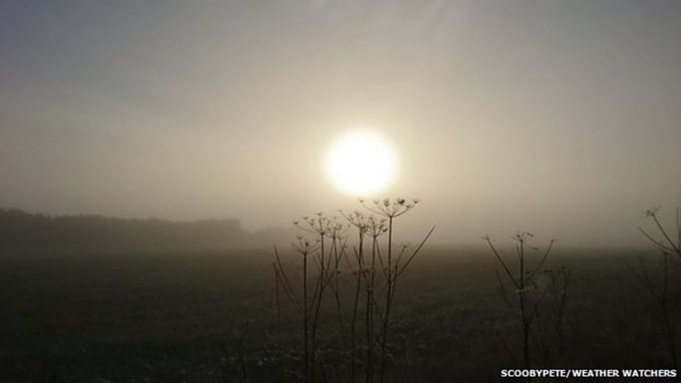 Autumn morning mists - BBC Weather