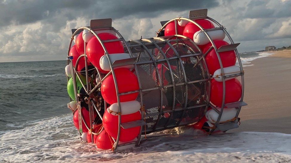 Florida man arrested after trying to cross Atlantic in hamster wheel ...