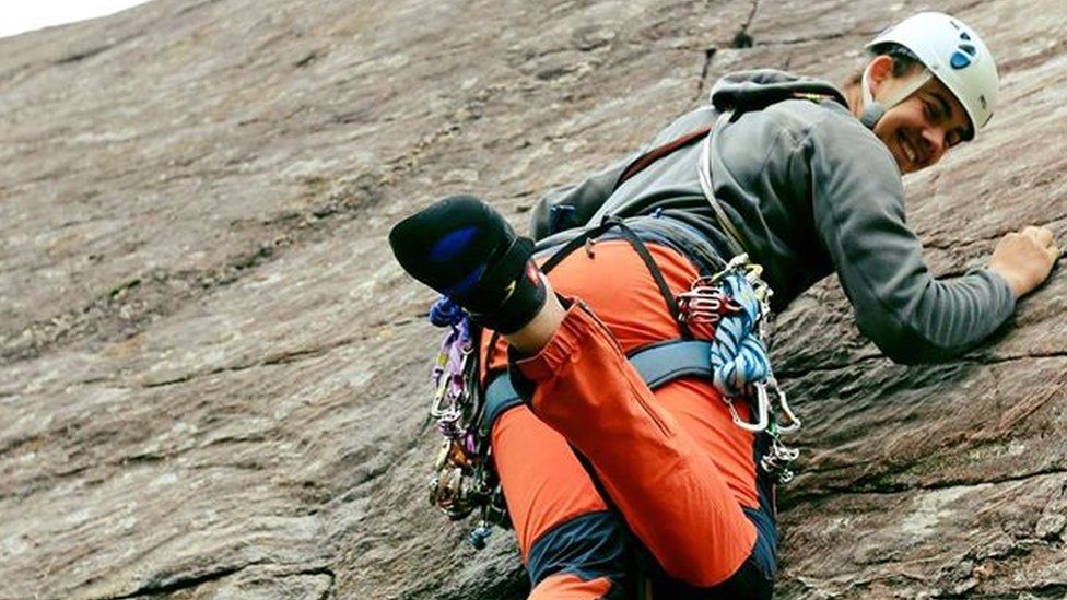 Climber's mum: When you see the snow buntings, remember him - BBC News