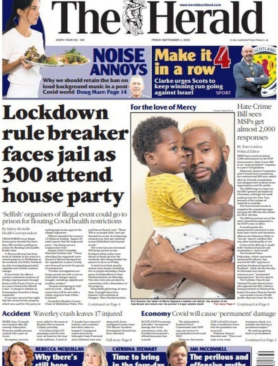 Illegal rave 'Covidiots' and virus rate 'rockets' - BBC News