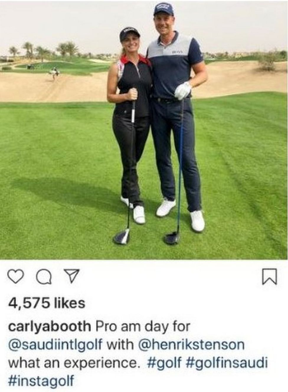 Carly Booth: Saudi Arabia federation deal does not change Scottish Golf ...