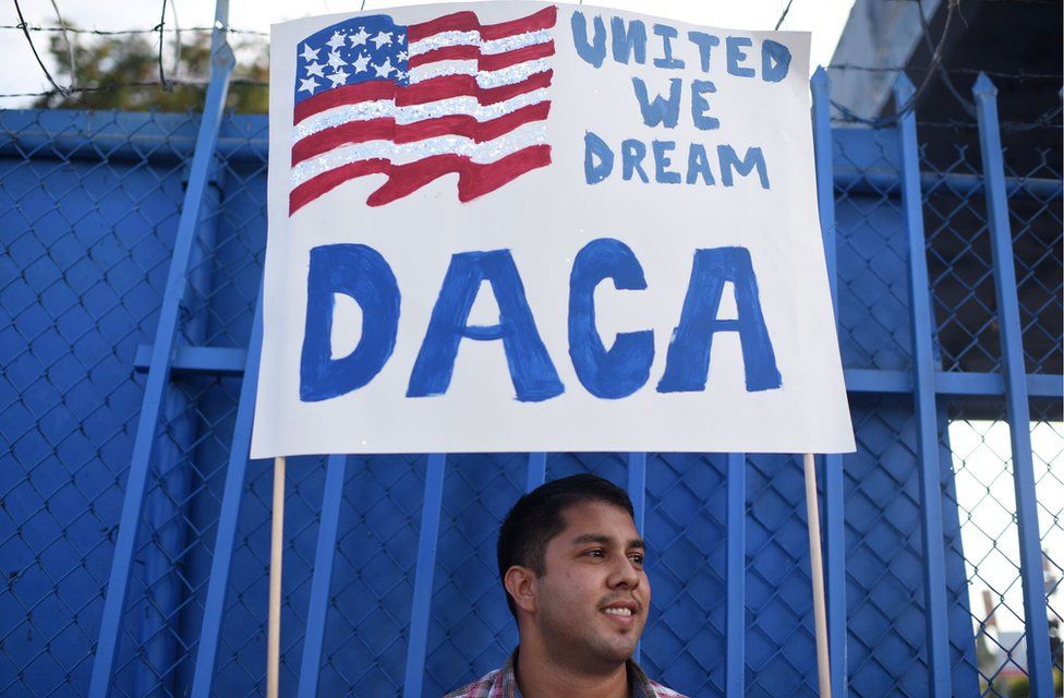 Trump blasts courts after Daca Dreamers ruling - BBC News