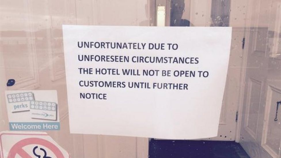 Portaferry Hotel closes days before couple due to marry - BBC News